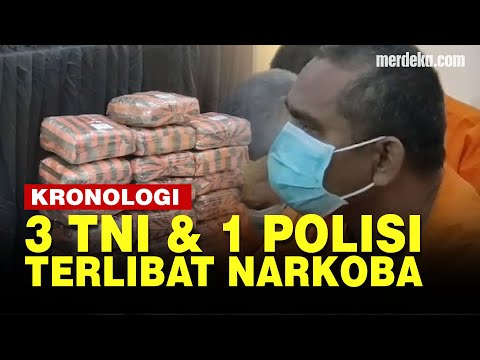 BNN Ungkap Peran 3 Anggota TNI dan 1 Polisi, Barang Bukti 3 Kuintal Narkoba