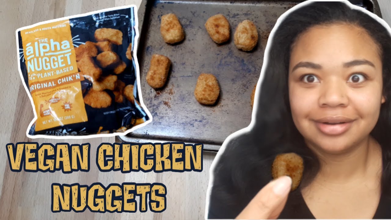 😲 Alpha Foods Vegan Chicken Nuggets 🤤 | Vegan Taste Test | Plant Based ...