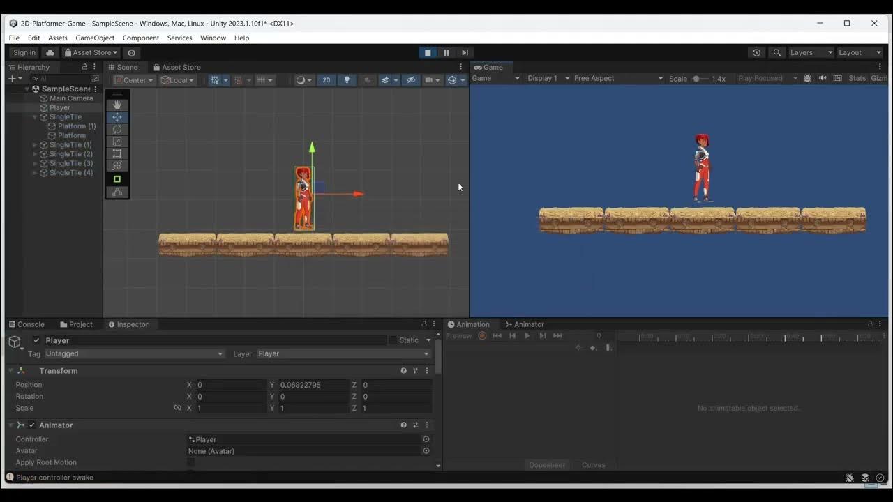 Player jump using RigidBody2D | Unity | Devlog 8 - YouTube