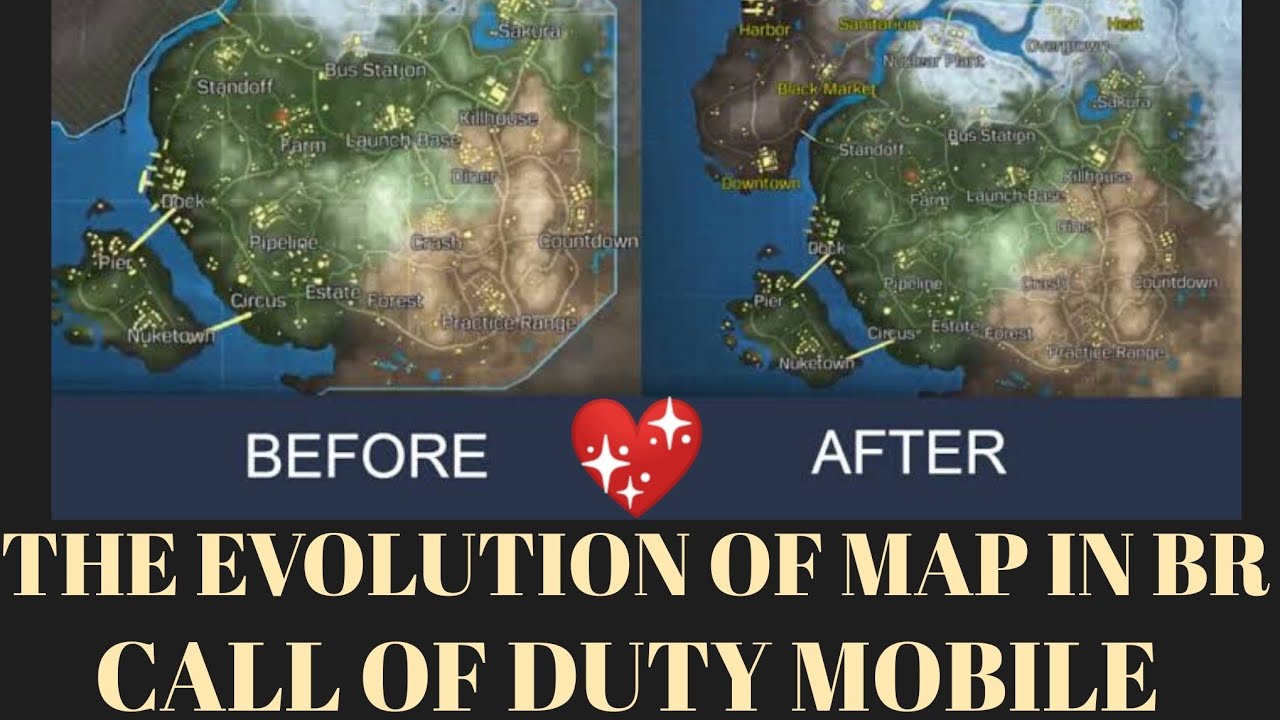 THE EVOLUTION OF CALL OF DUTY MOBILE MAPS IN BR😉👌 - YouTube