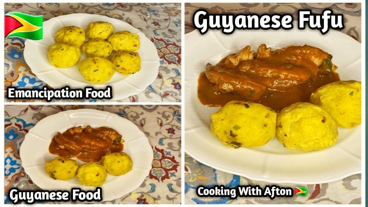 🇬🇾 Guyanese Fu Fu /Foo Foo/ Emancipation Food/ Guyanese Cooking/Cooking ...