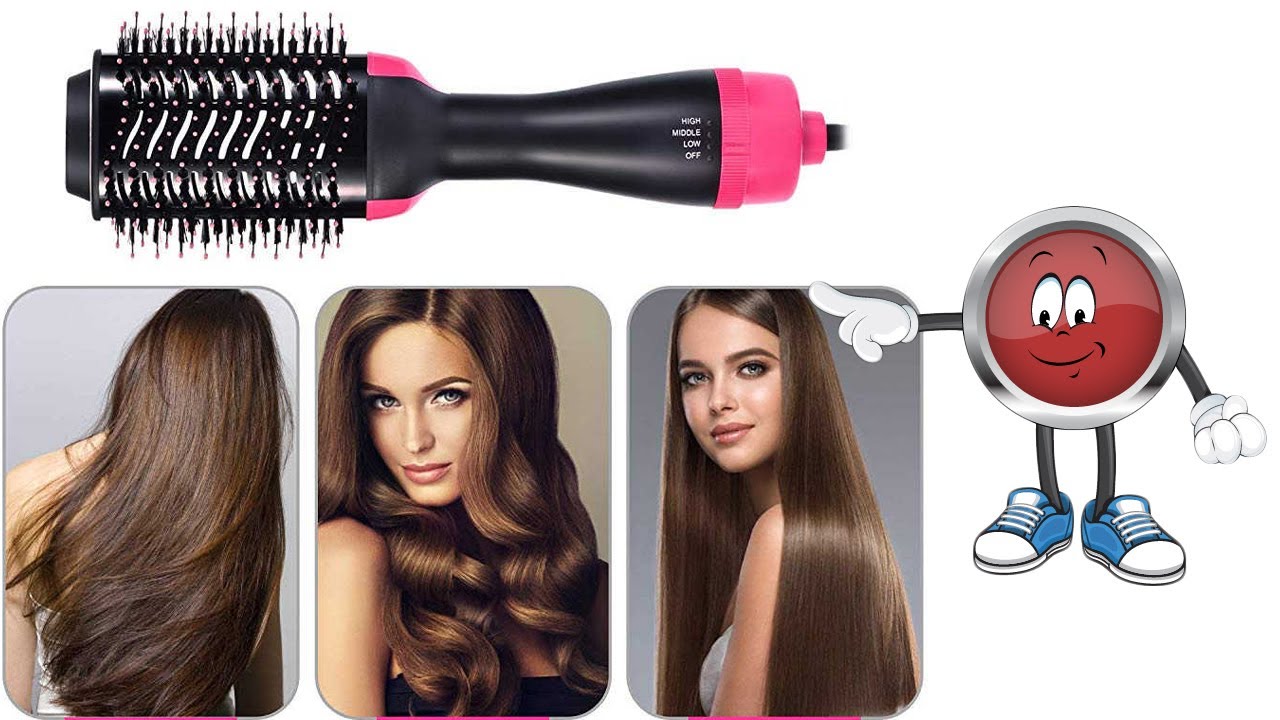 Ηλεκτρική Βούρτσα - Πιστολάκι One Step Hair Styler & Dryer 1000W - YouTube