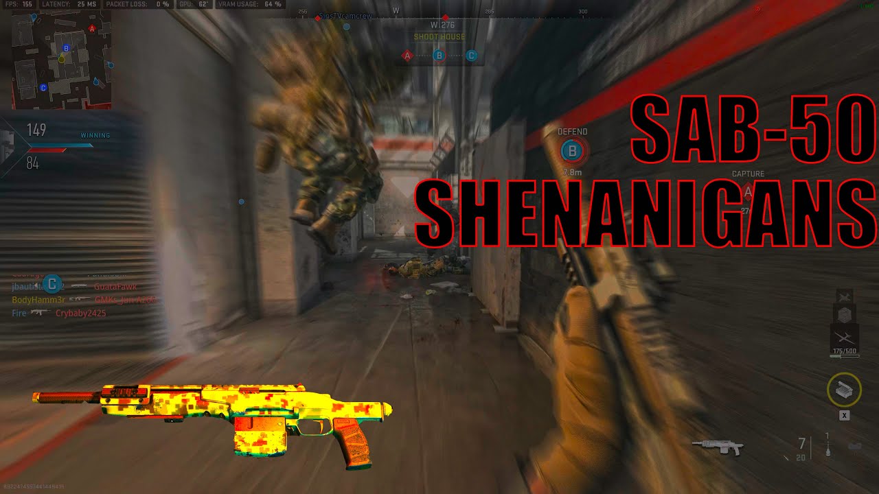 Call of Duty Modern Warfare 2 (CoD MW2) SA-B50 Sniper shenanigans! - YouTube