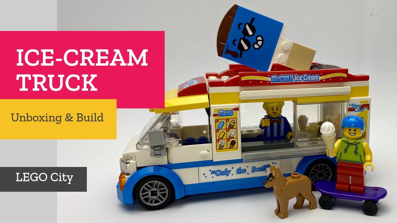 LEGO City Ice Cream Truck Set 60253 Unboxing and Build - YouTube