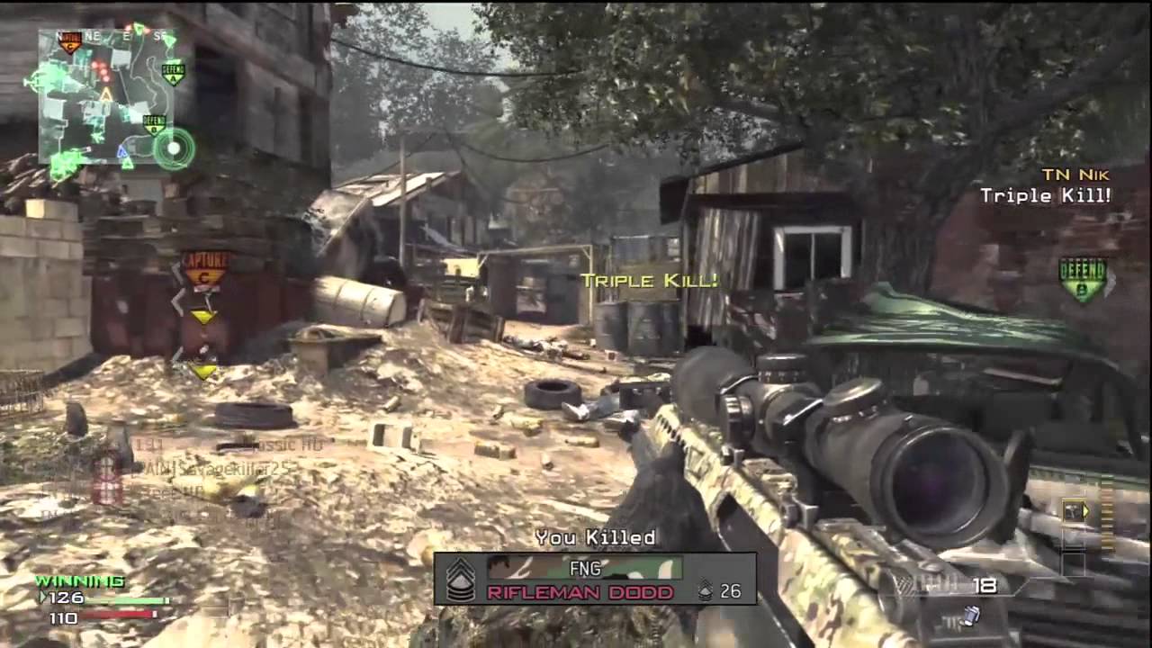 MW3 Barret feed first day! (Sick) -Zone Nik - YouTube