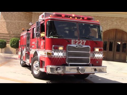 LAFD Light Force 27 Responding - YouTube