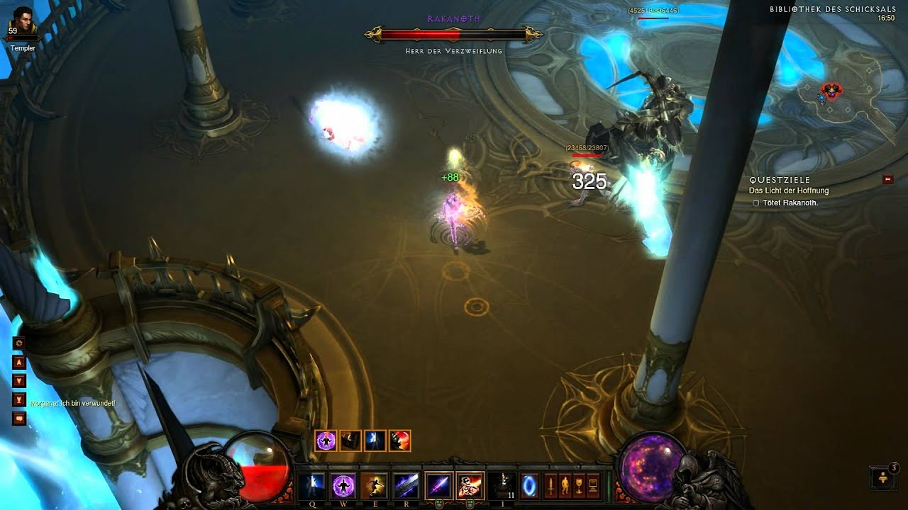 Diablo 3: Zauberin vs Rakanoth | Schwierigkeitsgrad: Hölle! - YouTube