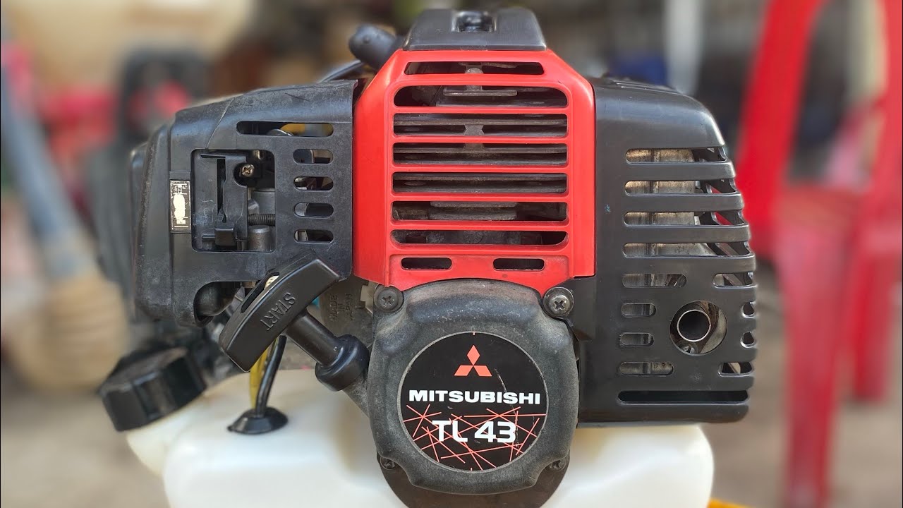Máy cắt cỏ nhật bãi Mitsubishi tl43 lòng 40li 43cc đẹp zin 95% anh em ...