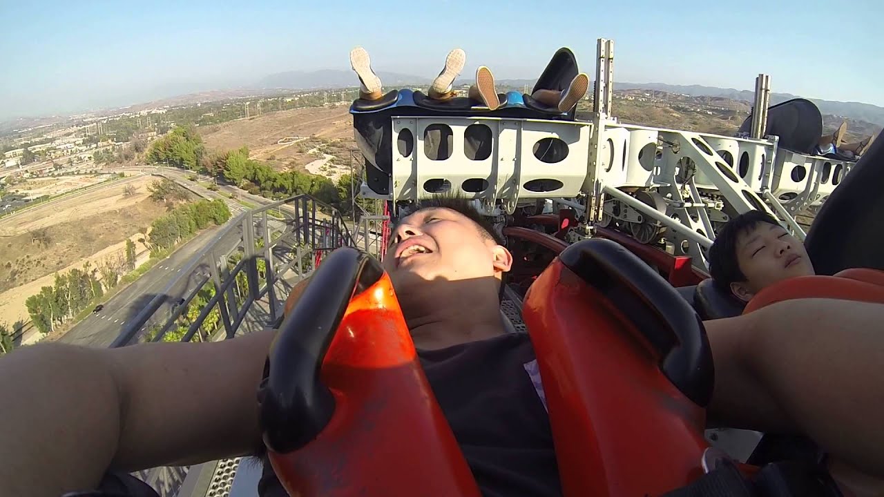 X2 [Six Flags Magic Mountain, Aug 20 2015] - YouTube