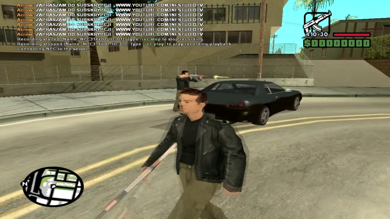 GTA San Andres Multiplayer (SA:MP) - NPC Script - YouTube