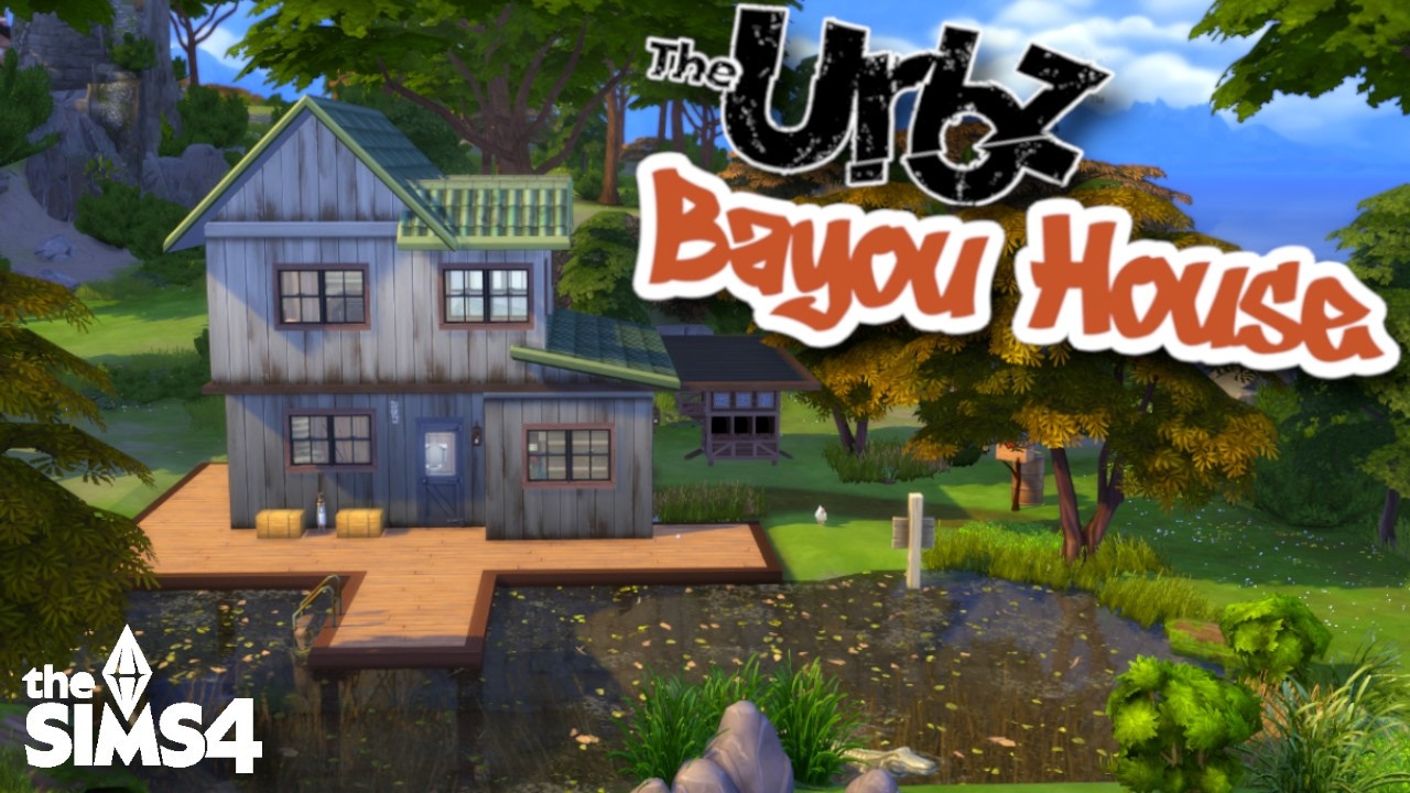 I recreated the Urbz DS Bayou House in The Sims 4!! | The Sims 4 - YouTube