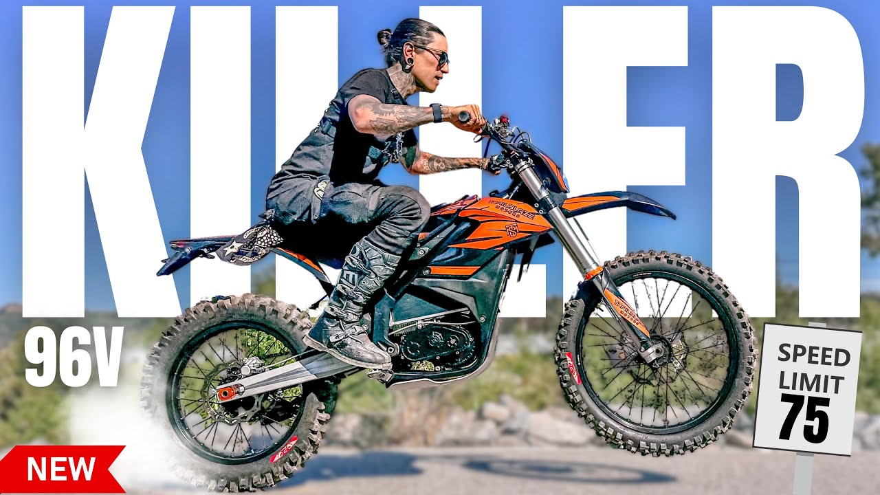 NEW 75MPH 96V Electric Dirtbike – FASTER Than SurRon & CHEAPER than ...