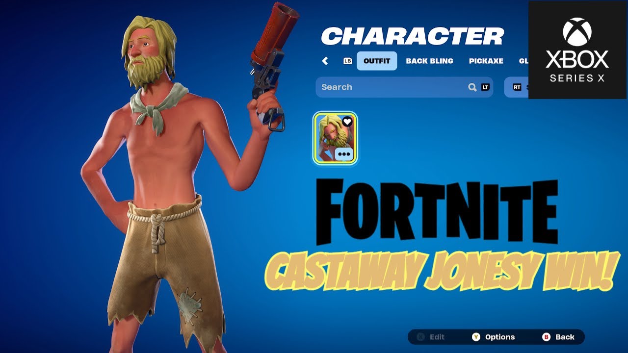 FORTNITE CASTAWAY JONESY WIN! XBOX CHAPTER 6 SEASON 1 - YouTube