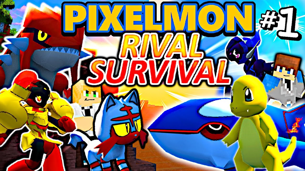 Pixelmon Rival Survival - "HERE WE GO!" - Episode 1 (Minecraft Pokemon ...