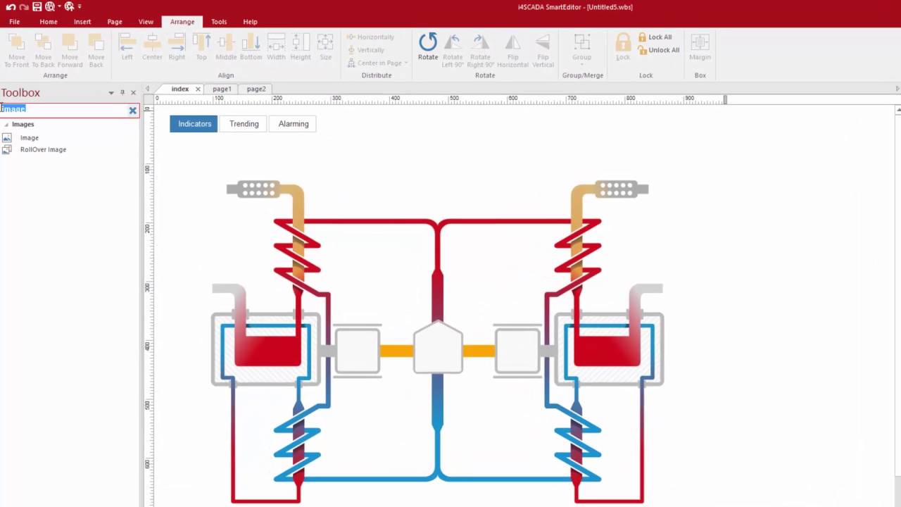 WEBfactory i4SCADA SmartEditor for HTML5 - YouTube
