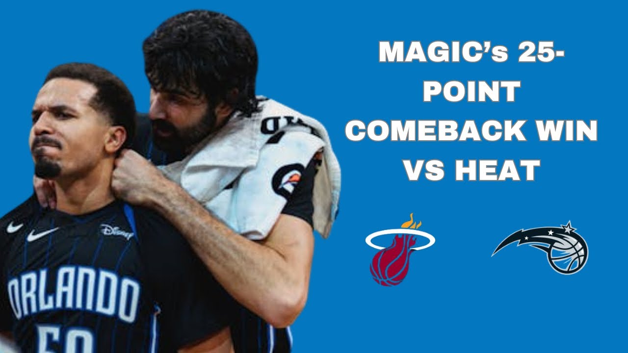 Heat vs Magic - EPIC 4th Quarter Comeback - REACTION - YouTube