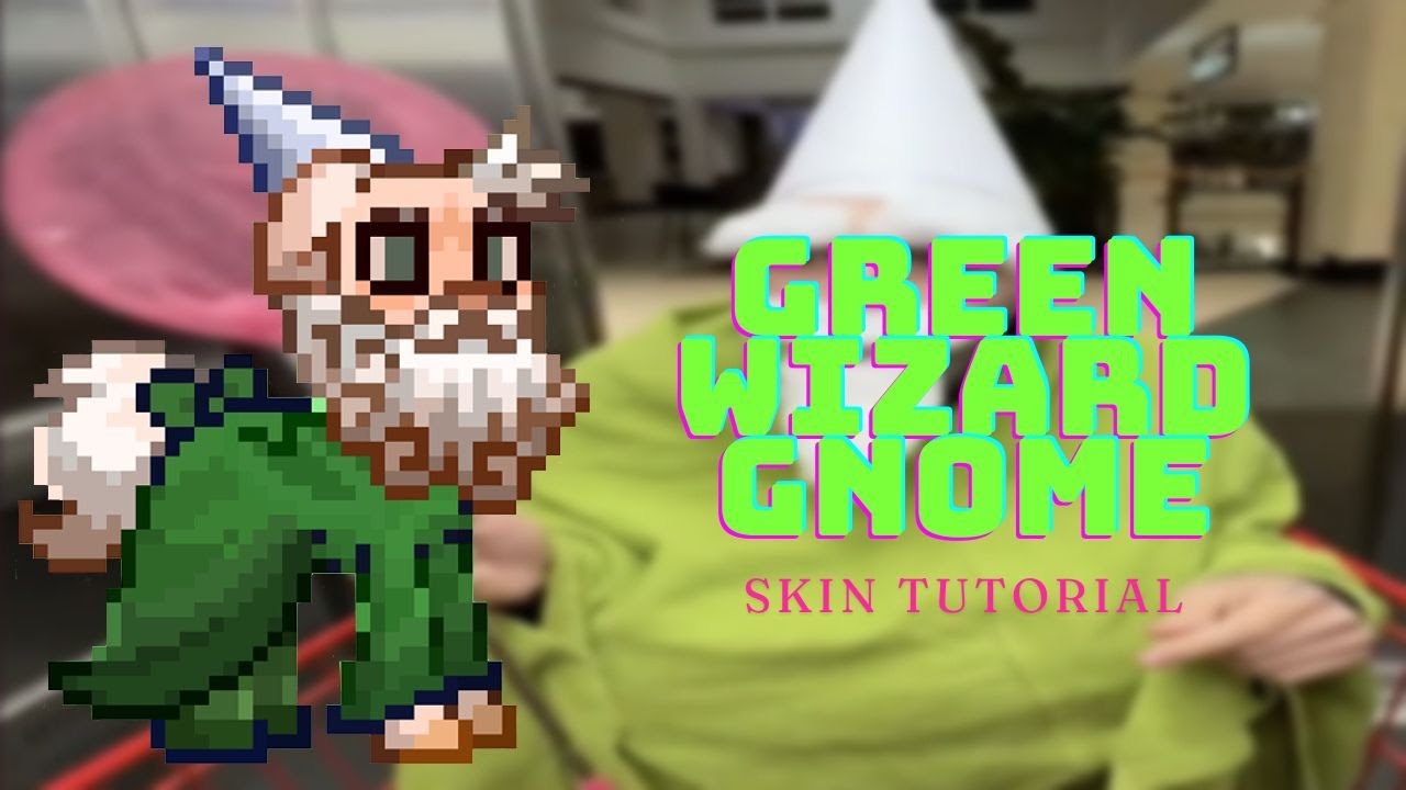 GREEN WIZARD GNOME Skin Tutorial - YouTube