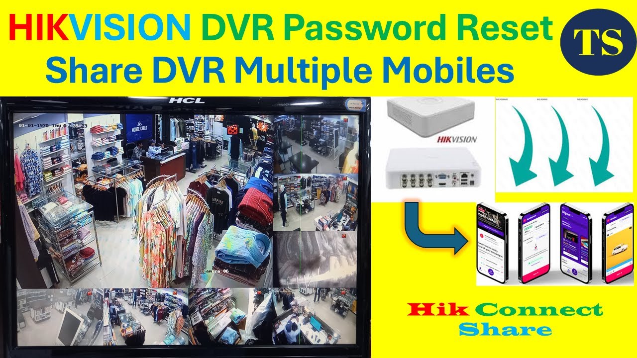How To Reset DVR Password | How To Remote View Hikvision DVR in ...