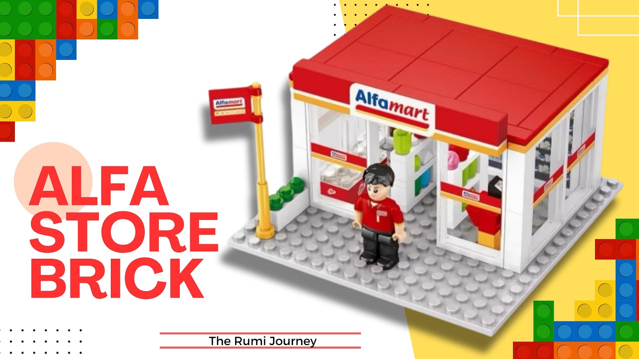 MERAKIT TOKO ALFAMART, ALFA BRICKS STORE | Spesial Alfamart 25 Tahun ...