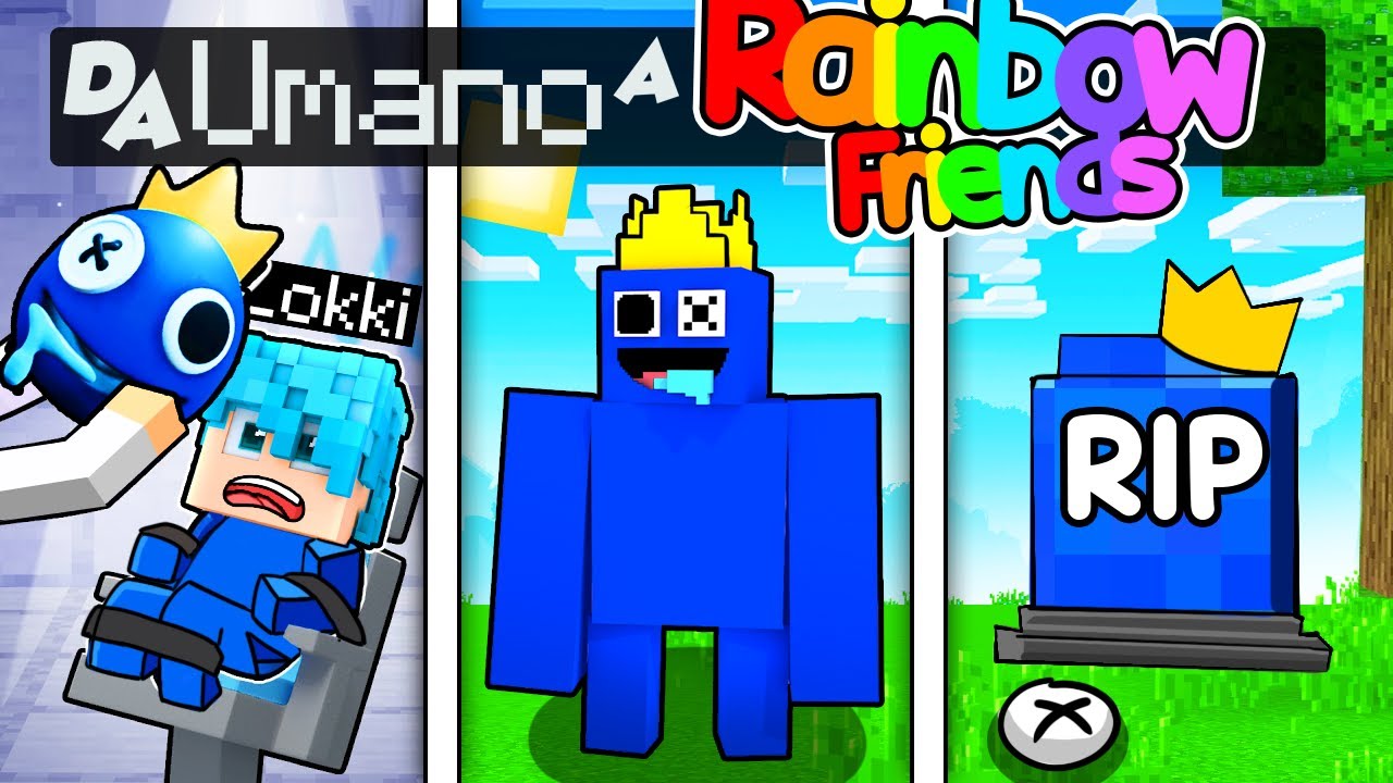 Da UMANO a BLUE dei RAINBOW FRIENDS su ROBLOX ITA!! - YouTube