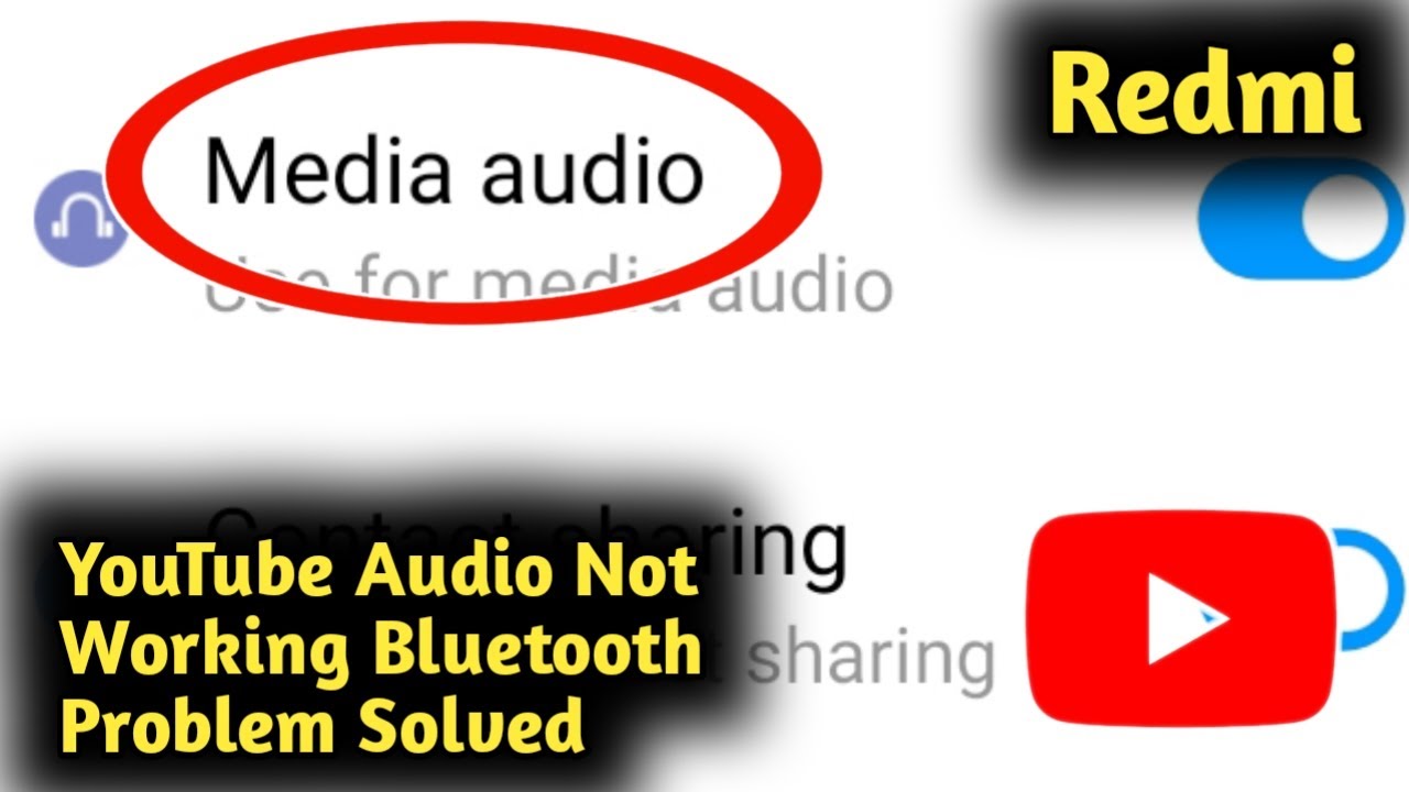 Fix YouTube Audio Not Working Bluetooth in Redmi Phone - YouTube