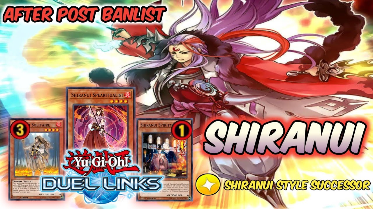 SHIRANUI Deck | After Post Banlist | Yu-Gi-Oh! Duel Links - YouTube