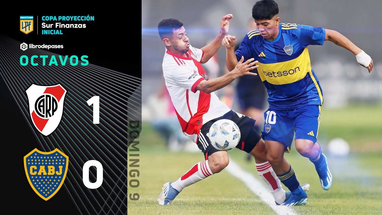 RIVER 1 - 0 BOCA I Resumen del partido I #CopaProyección Sur Finanzas ...