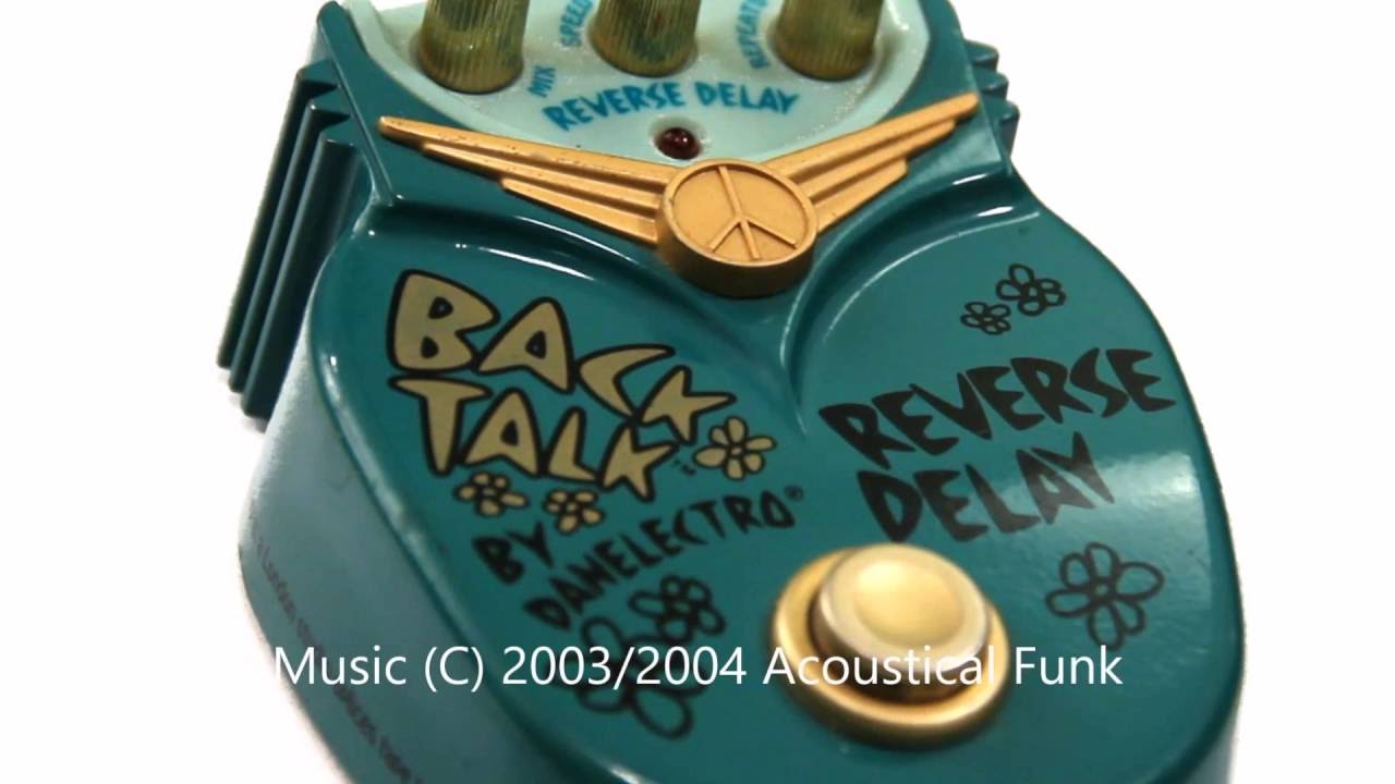 Danelectro Back Talk guitar effects pedal Demo - YouTube