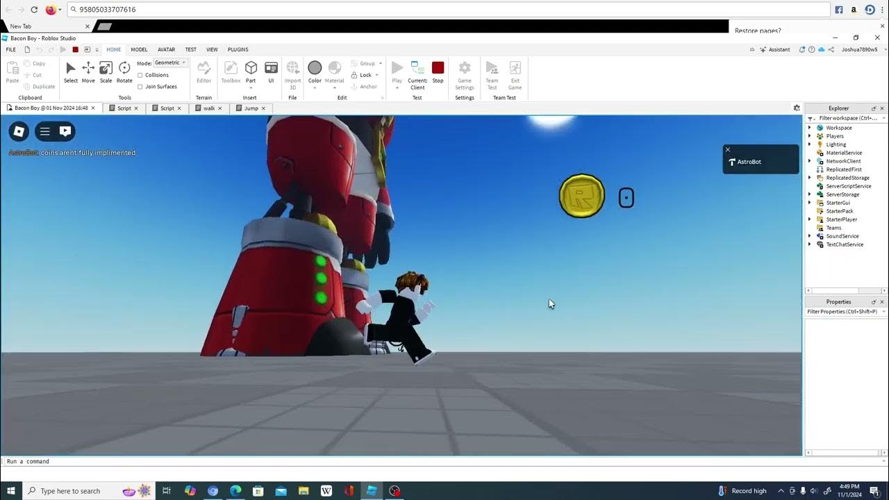 astro bot game devlog 1 - YouTube