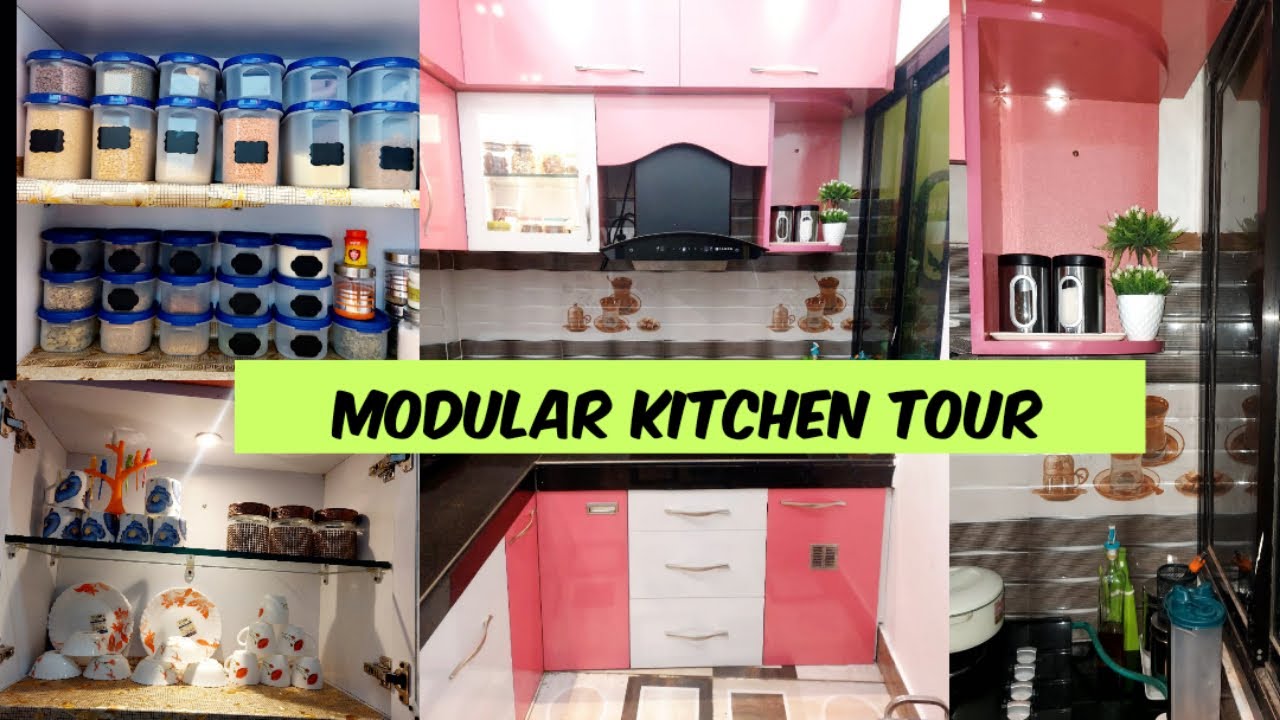 Modular kitchen Tour And Organization ⭐️ - YouTube