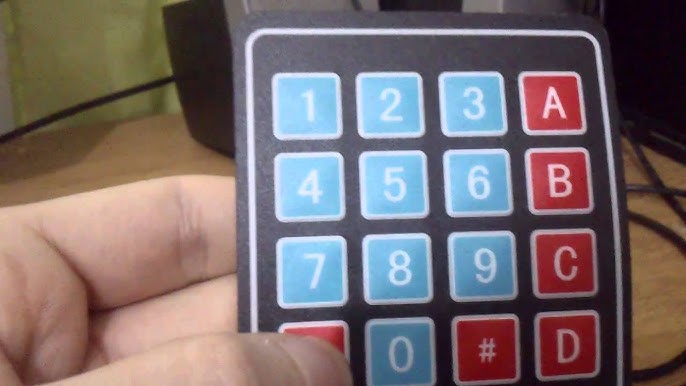 Test Keypad Avec Arduino Mega 2560 Youtube
