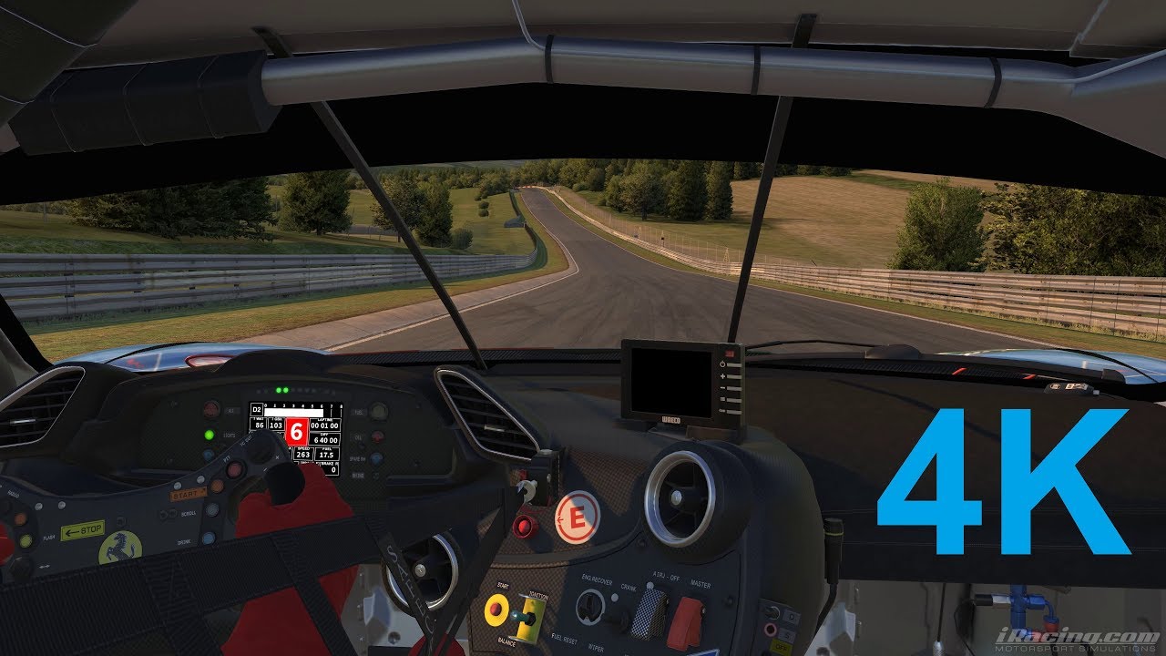 iRacing 4K Ferrari 488 GTE @ Nordschleife VLN Onboard - YouTube