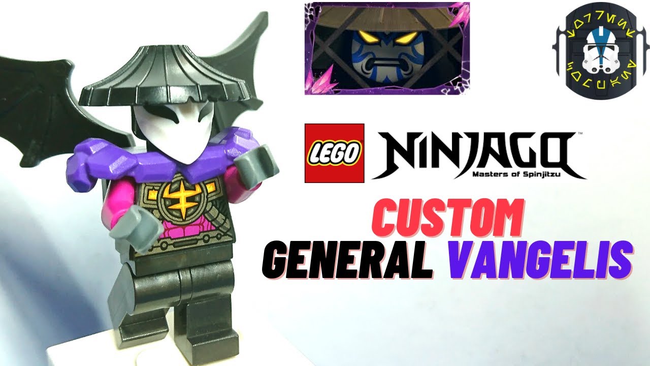 General Vangelis CUSTOM Ninjago: Crystalized Minifigure | Torrent ...