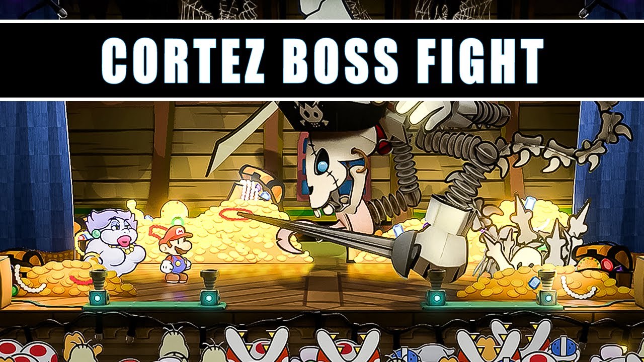 Paper Mario The Thousand Year Door Cortez Boss Fight Nintendo Switch ...