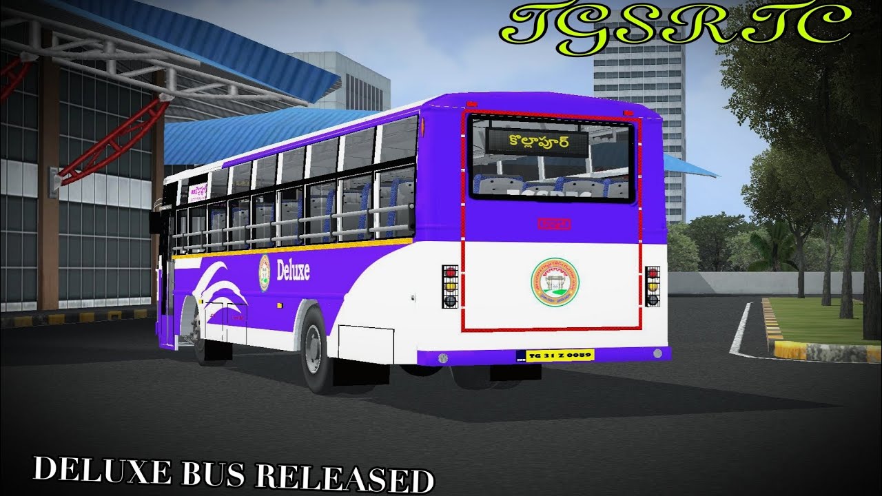 🎀 ️BRAND NEW TGSRTC DELUXE BUS MOD RELEASED FOR BUSSID||HOW TO DOWNLOAD ...