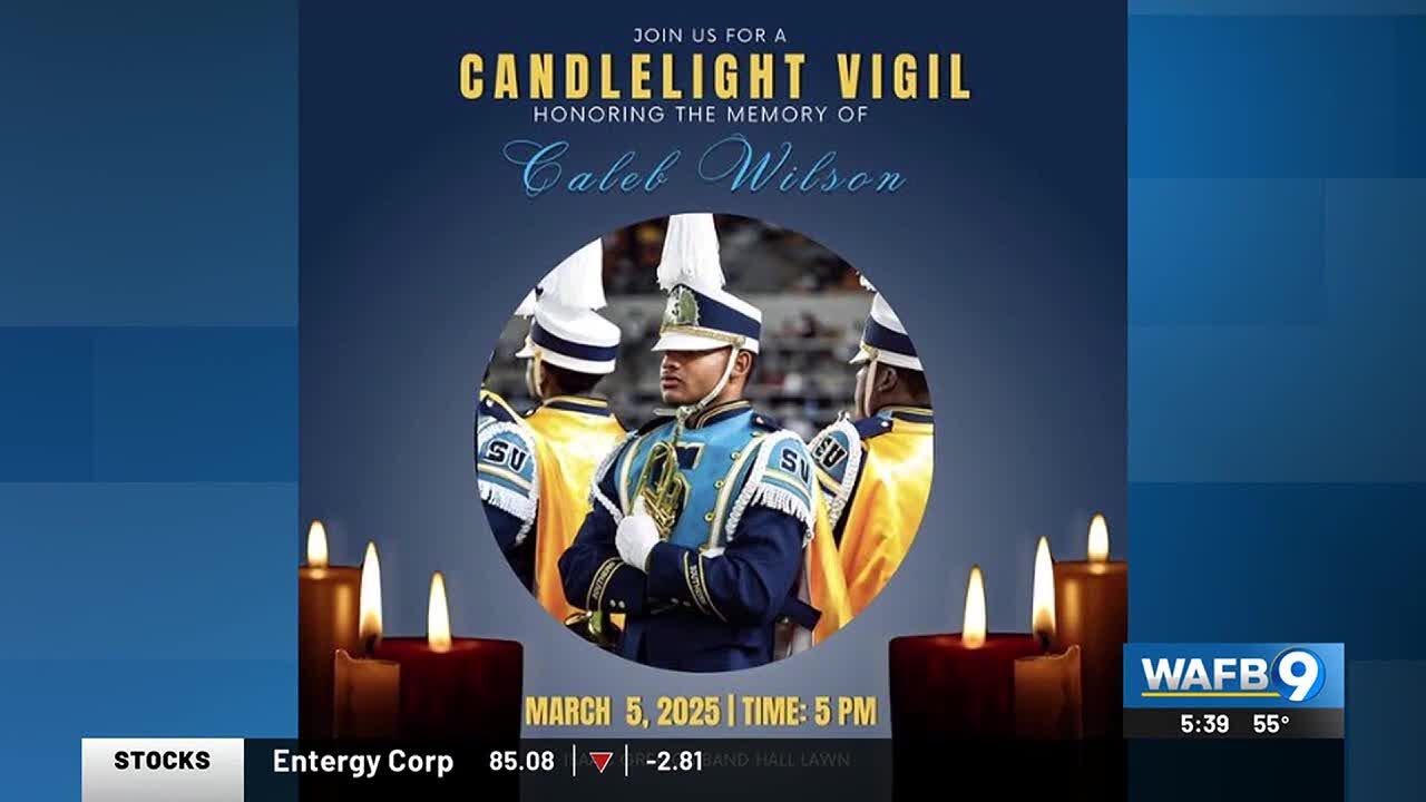 Southern University to hold vigil for Caleb Wilson - YouTube