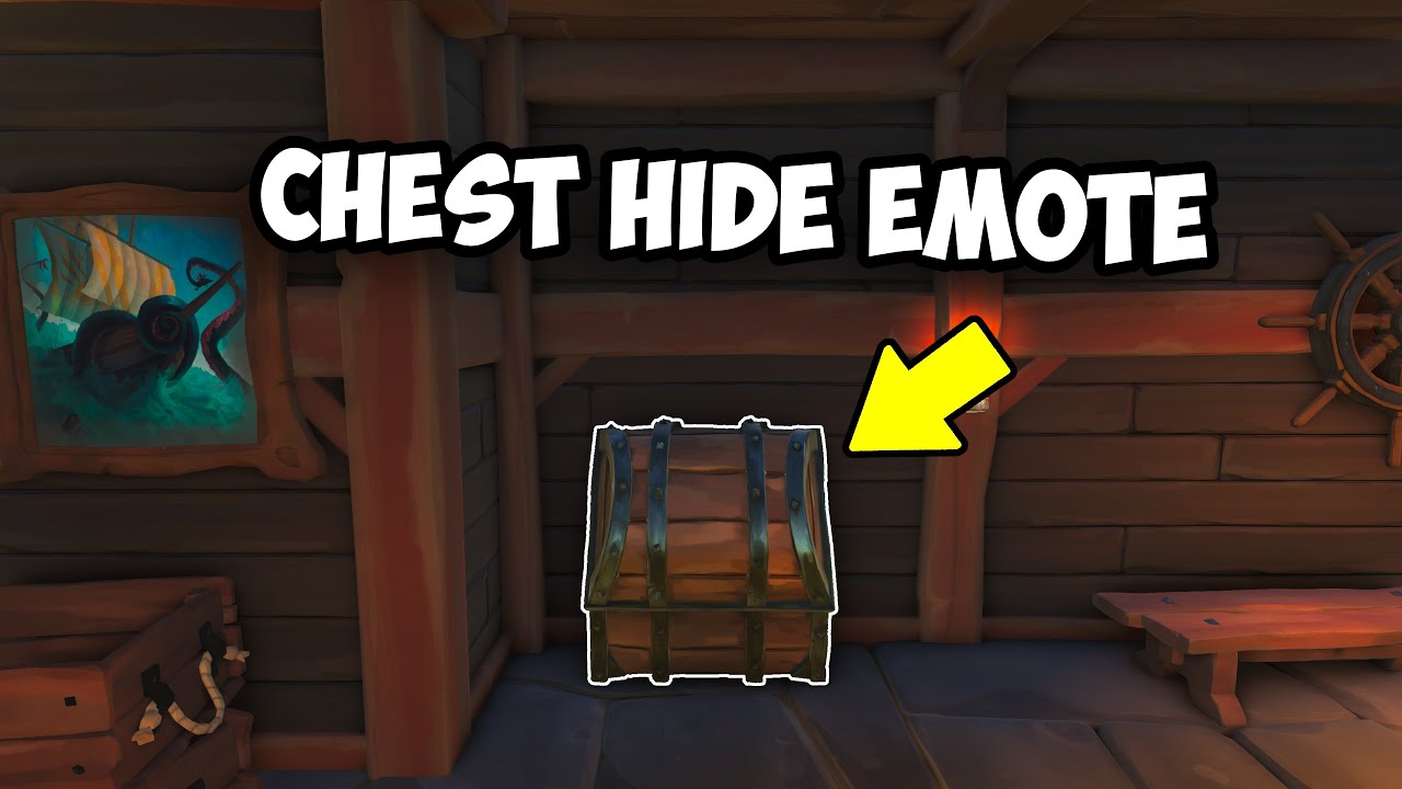 How To Get The Chest Hide Emote - YouTube