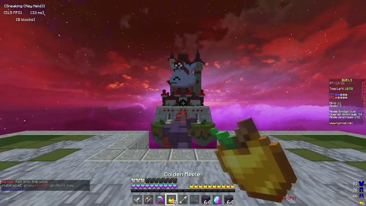 Almost Throwing The GAME!!! Winstreak 152 Season 3! Minecraft Hypixel Bridge - YouTube