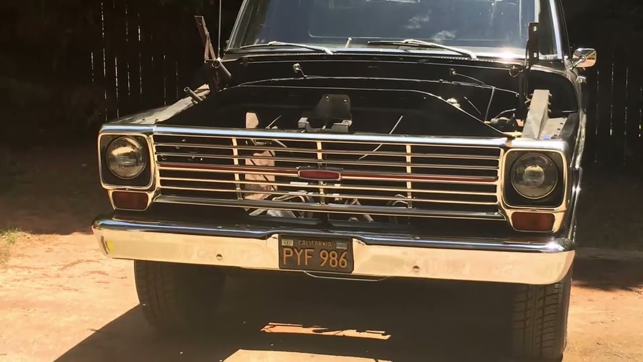 Black 69 Ford F100 Ranger 390 Updated Summary With Sound - YouTube