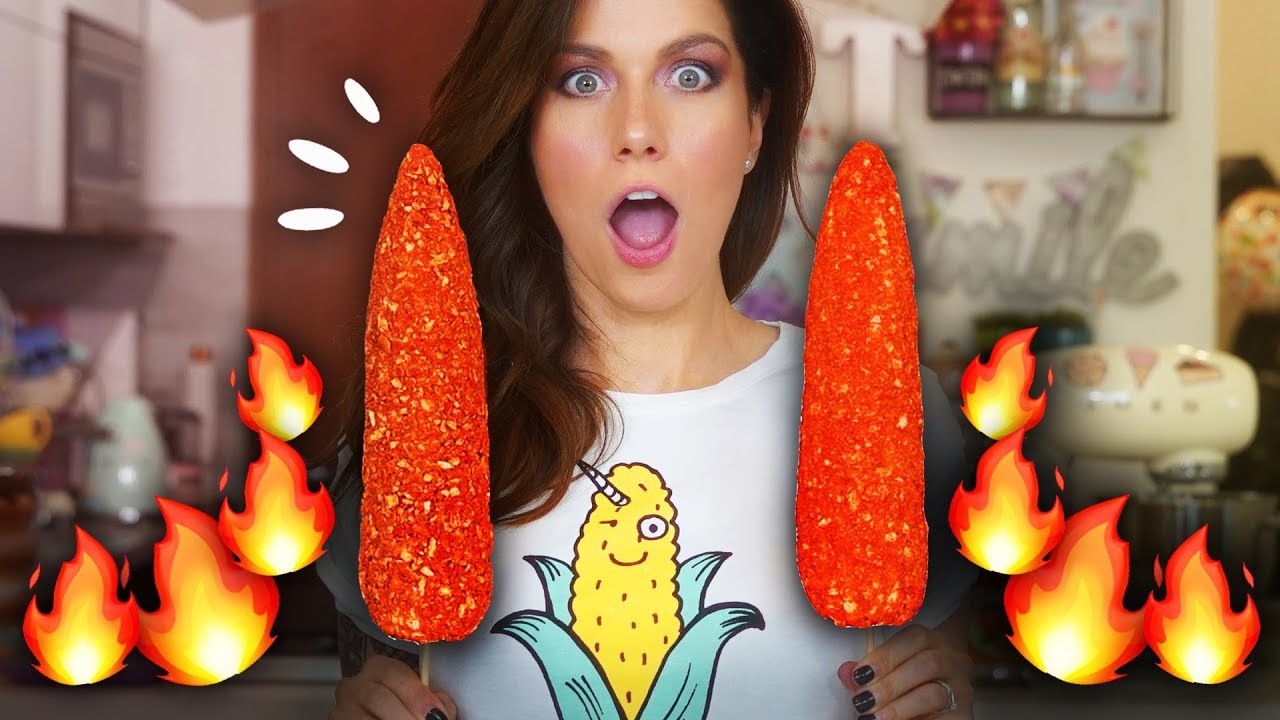 ELOTE DE TAKIS FUEGO -vs- CHEETOS FLAMIN' HOT 🔥 | DACOSTA'S BAKERY ...