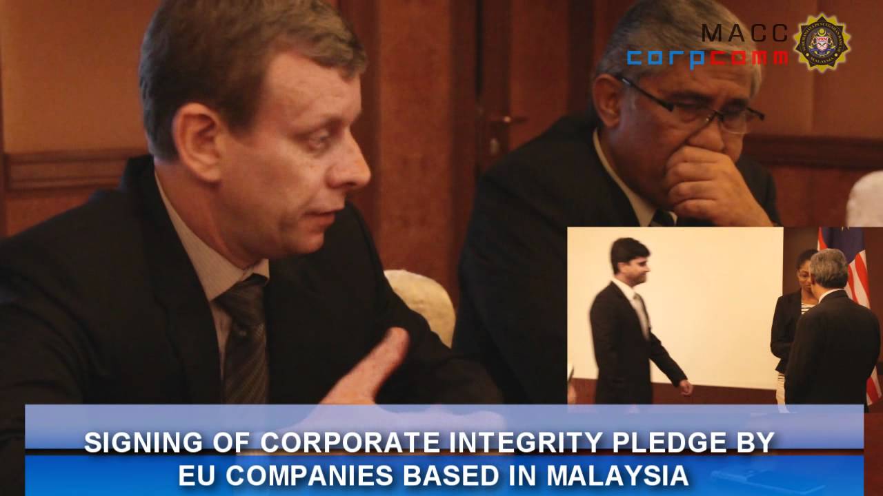 EU Supports MACC Corporate Integrity Pledge Initiative - YouTube