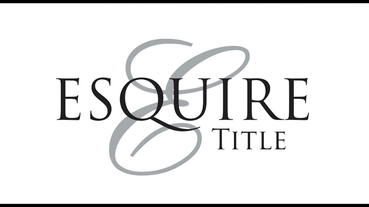 Esquire Title - YouTube