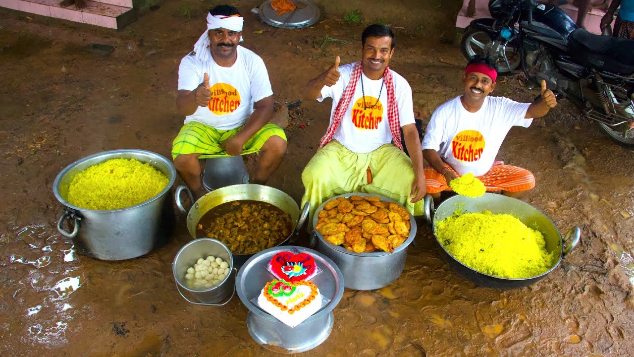 POLAO AND CHICKEN | Chicken and Polao cooking for Tribal village tribe ...