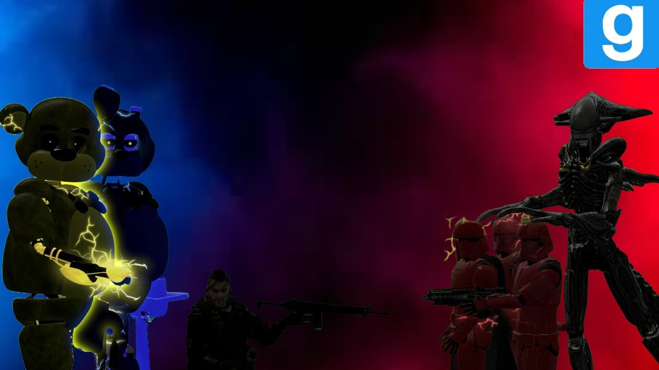 (Gmod/Fnaf) Mecha Travel: Mecha Golden Freddy and Mecha Bonnie in Space ...
