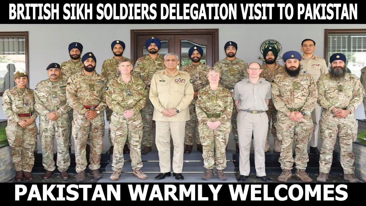 British Sikh soldiers delegation visit to Pakistan - YouTube