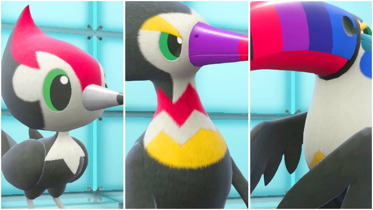 FULL PIKIPEK EVOLUTION TEAM! Shiny Pikipek, Trumbeak, Toucannon Moveset ...