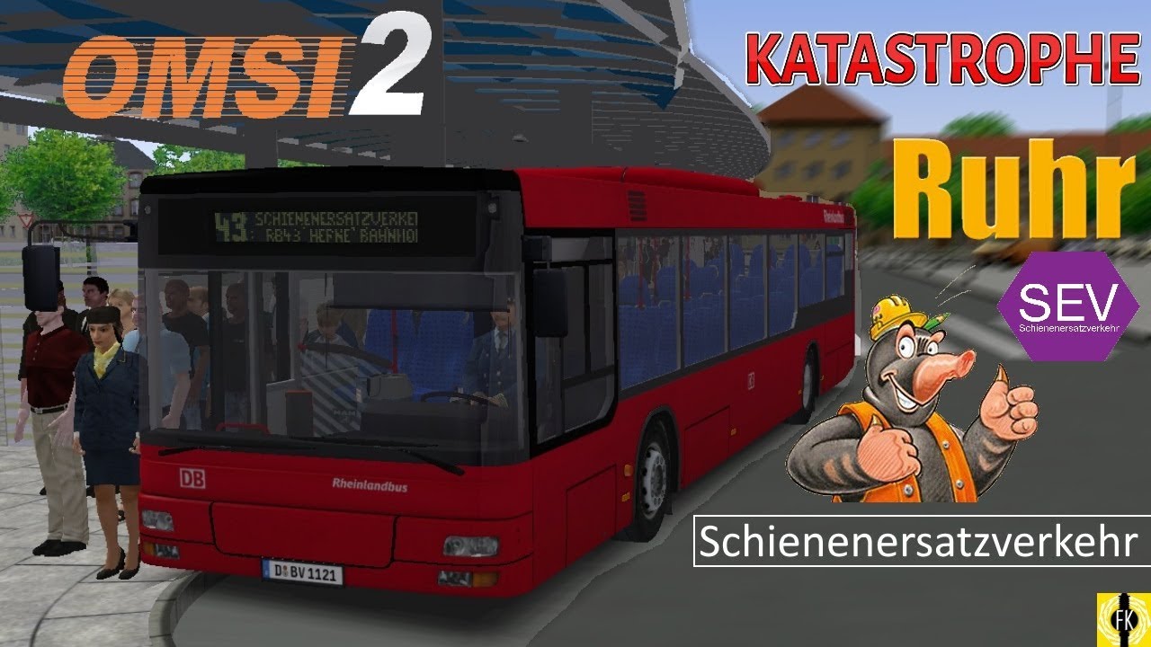 OMSI 2 [60 FPS] - RB43 SEV im RUHRGEBIET mit dem NÜ 263 - Let's Play ...