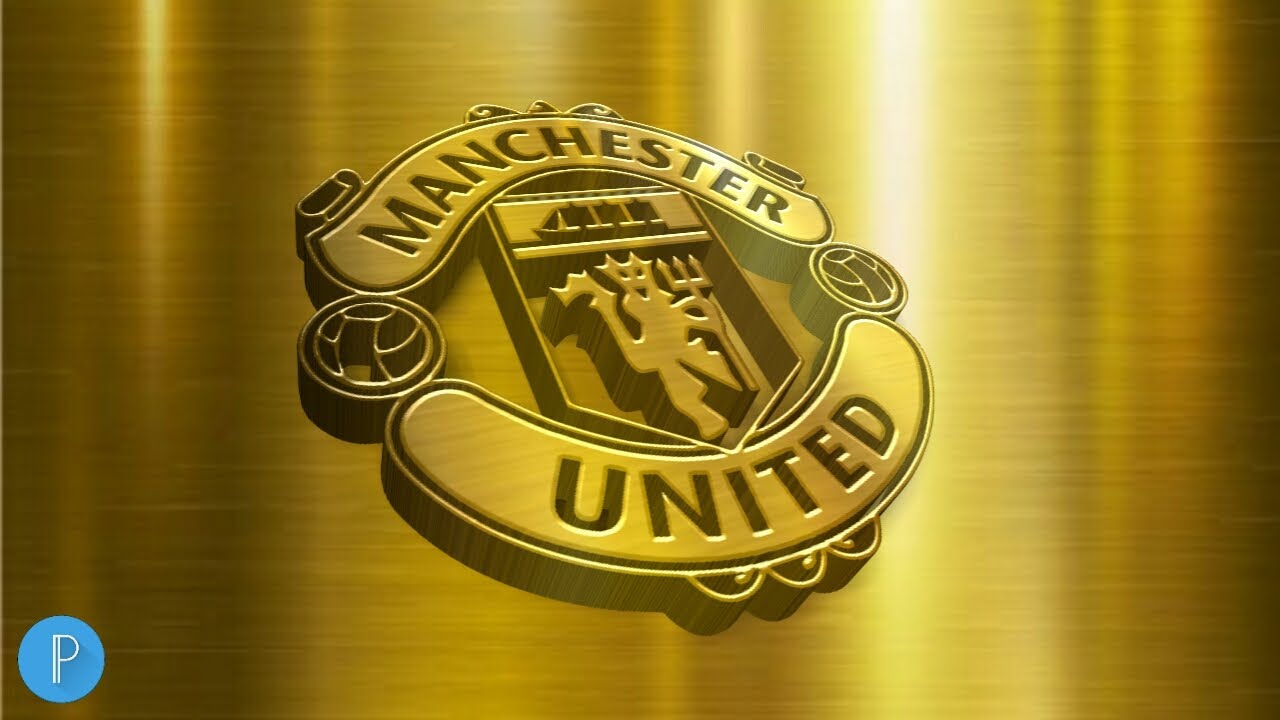 Manchester United Football Club gold Logo Design | Logo Design In ...