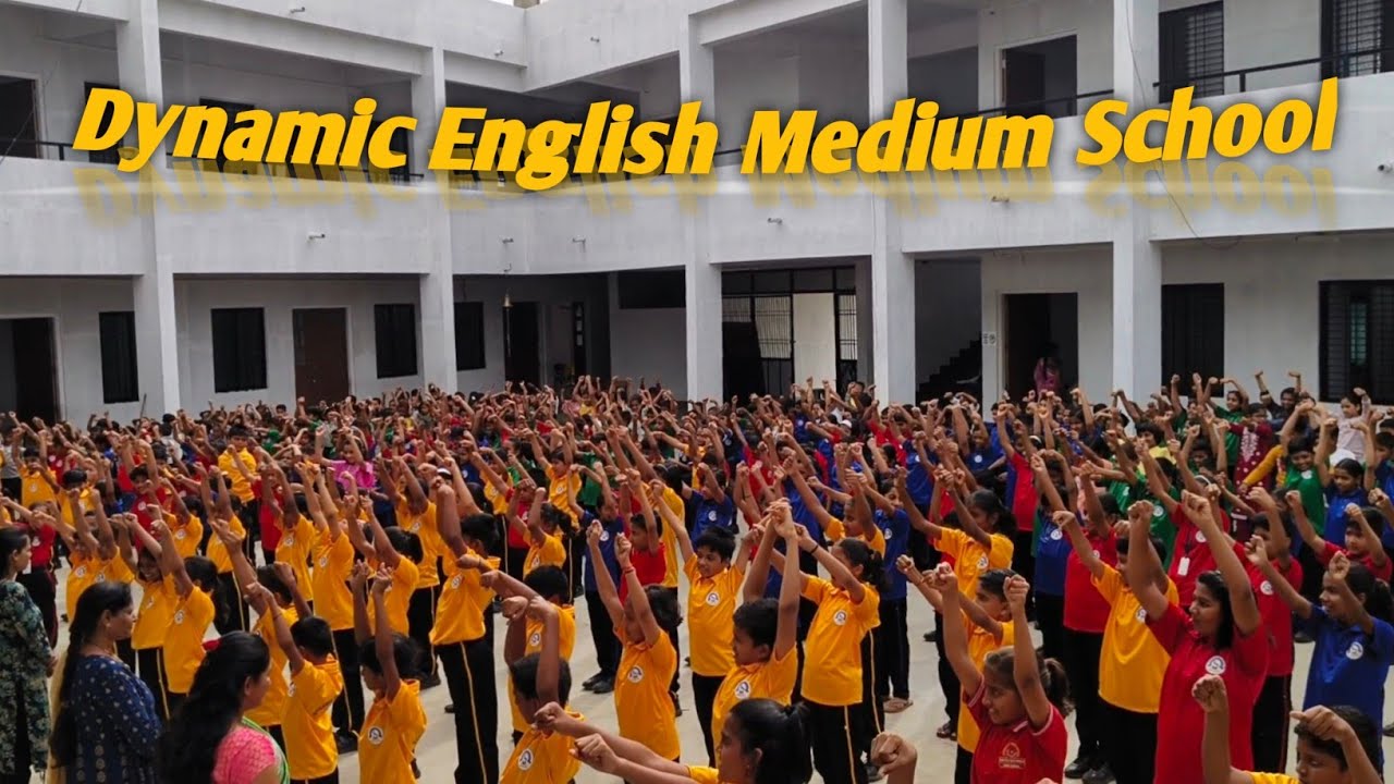 Dynamic English Medium School, Karjat | हसत खेळत कवायत |व्यायाम आणि ...