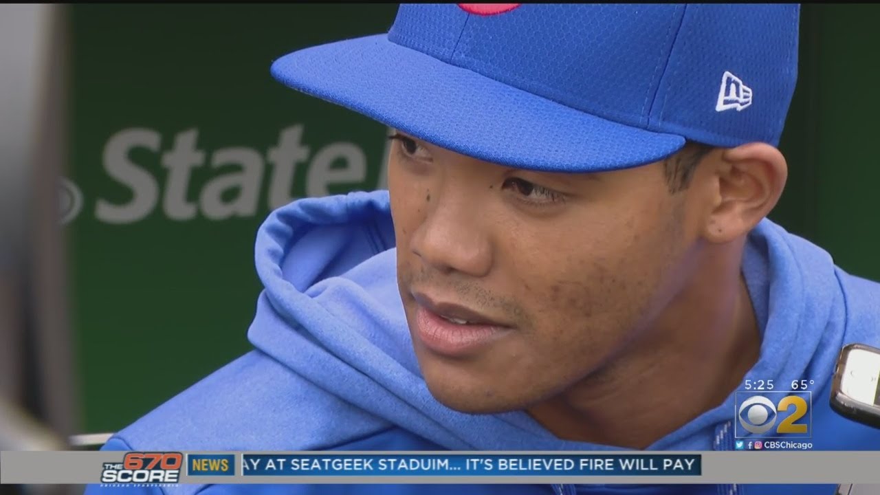 Addison Russell Returns To Cubs After Suspension - YouTube